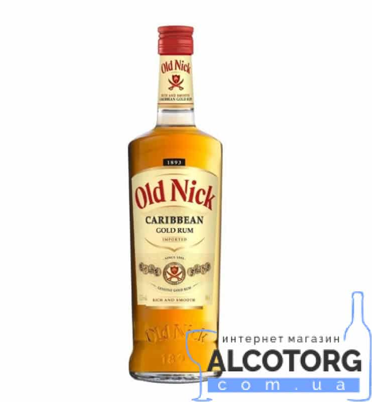 Заказать Ром кошерный Олд Ник Голд, Old Nick Gold Rum 0,7 л.